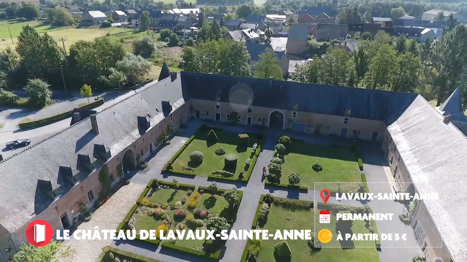 Le château de Lavaux-Saint-Anne et ses musées - rtbf.be