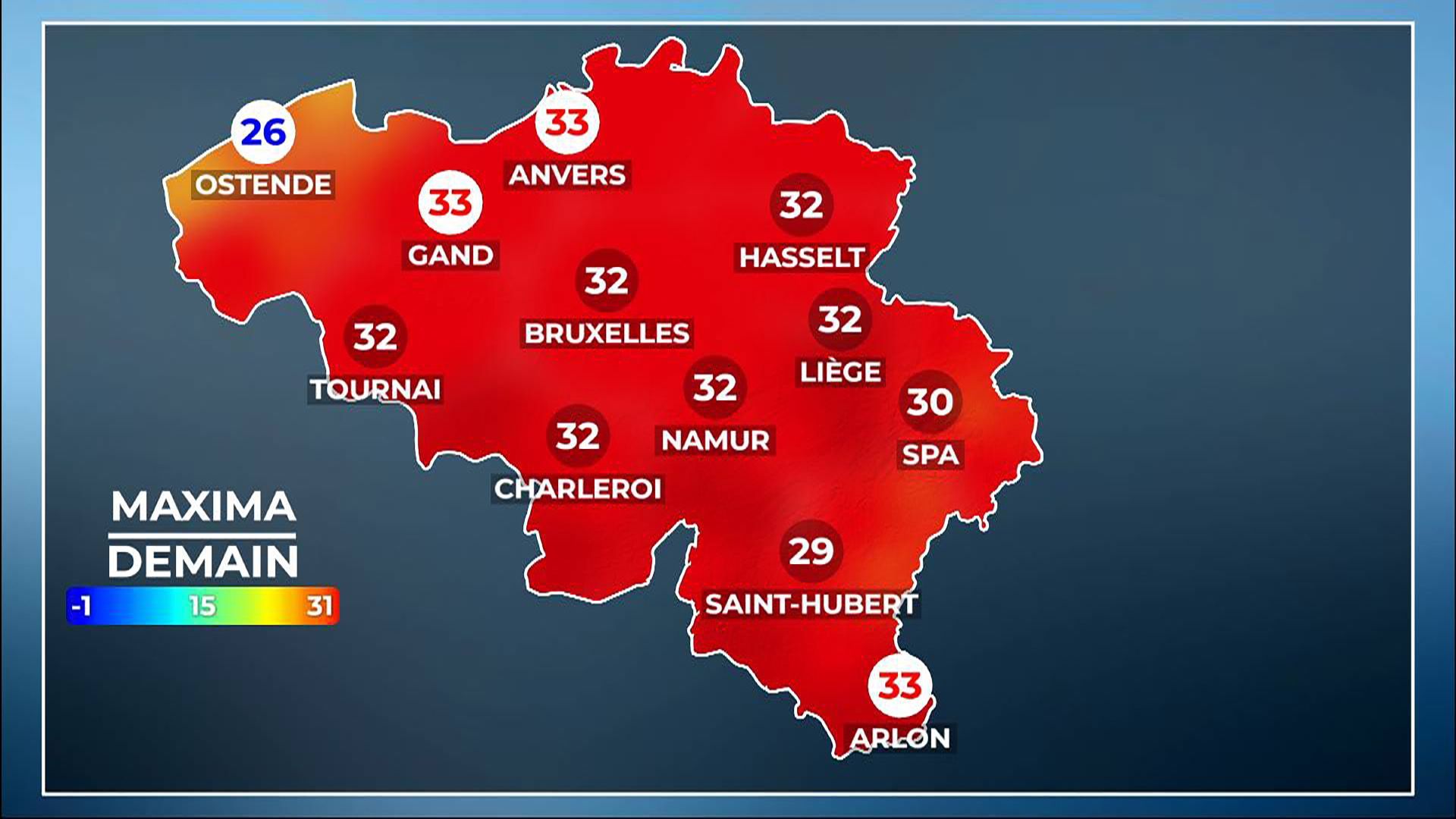 Dôme de chaleur en Belgique : plus de 35 °C à l’ombre, l’IRM déclenche ...