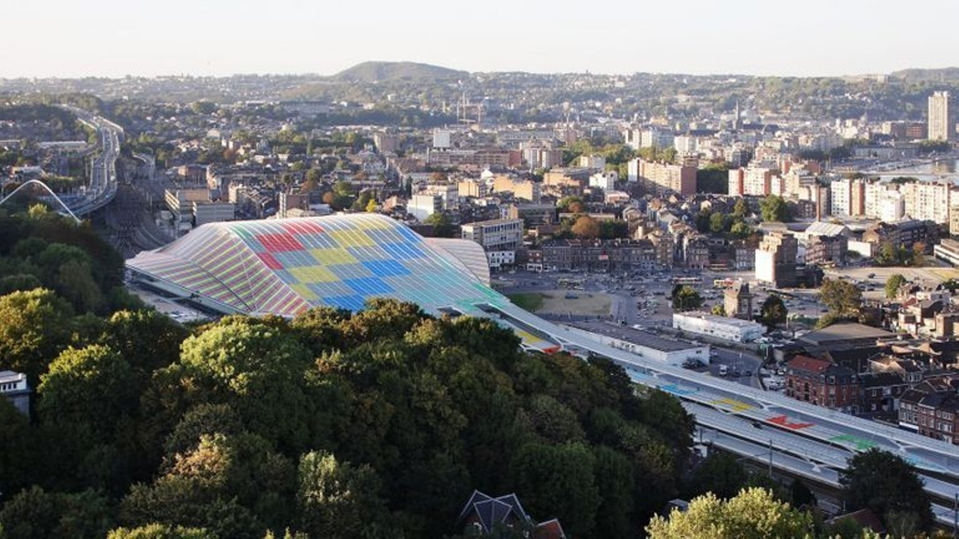 La gare colorée de Liège-Guillemins bientôt inaugurée par l'artiste ...