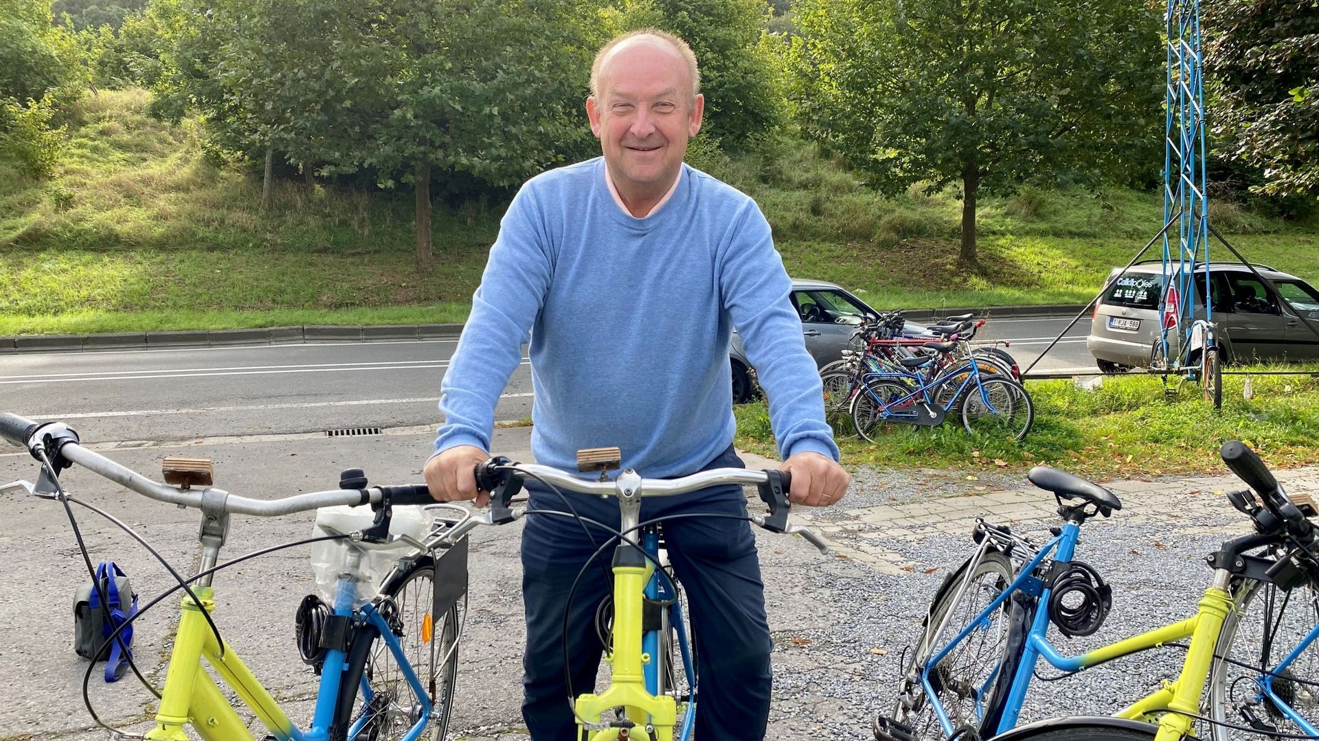 Chaudfontaine inaugure un réseau de vélos partagés et gratuits - RTBF Actus