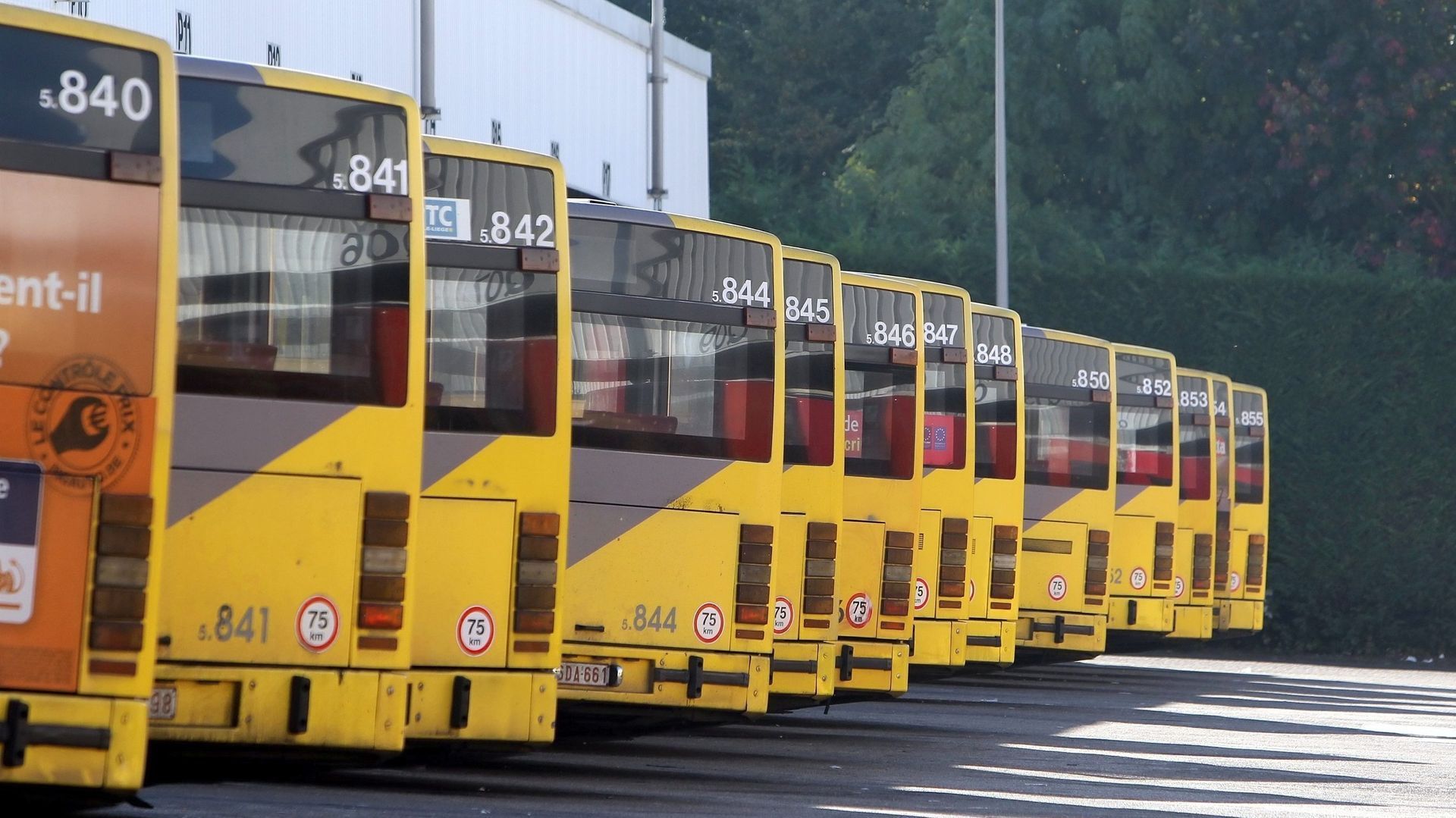 Grève du TEC à Liège-Verviers : 104 lignes de bus toujours à l’arrêt, pas de reprise avant lundi ...