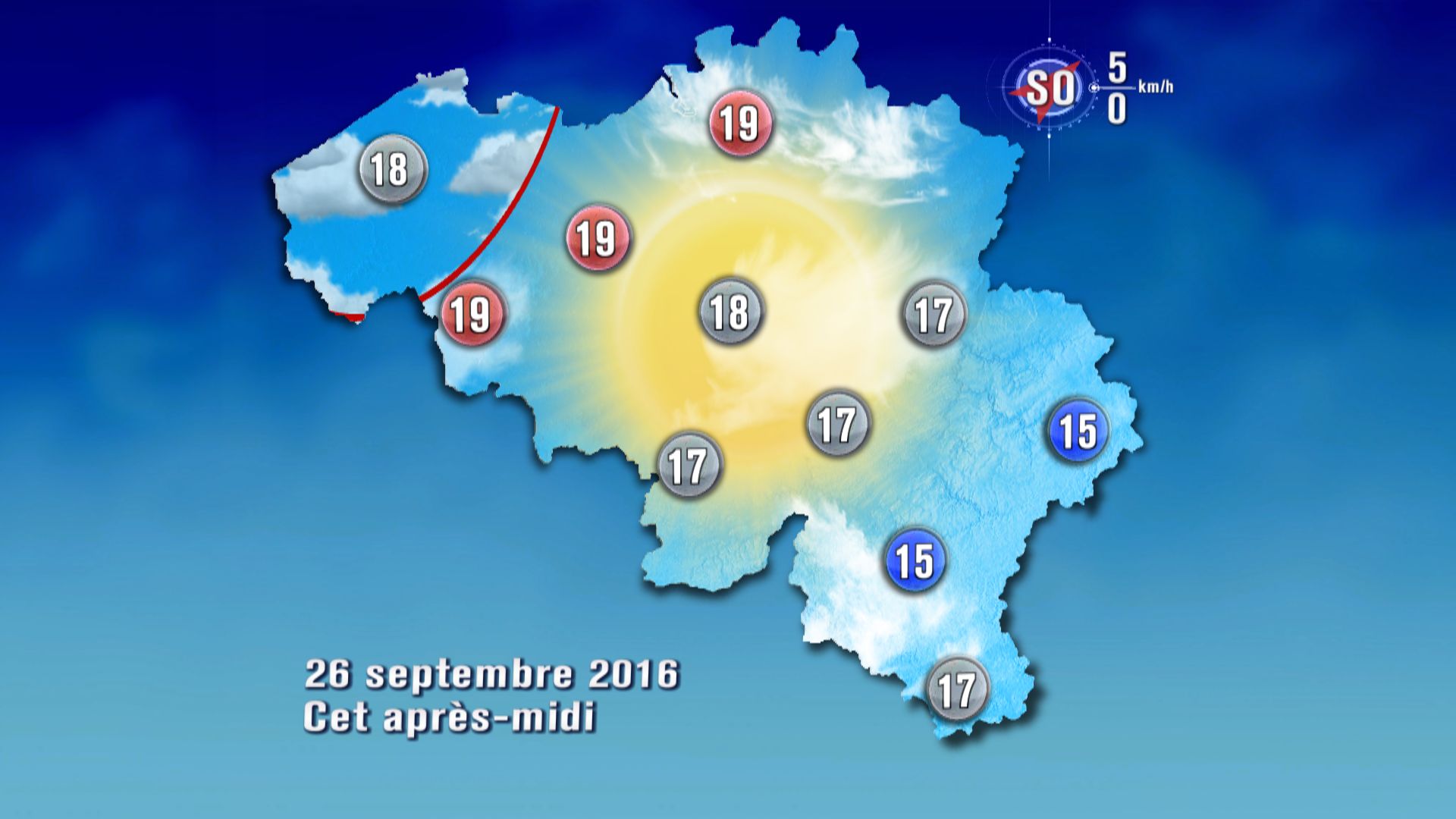 Météo de ce lundi: retour à des températures de saison - rtbf.be