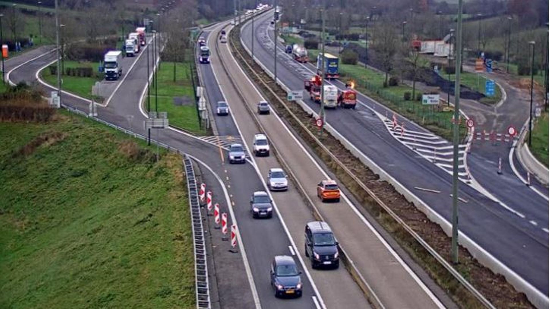 Prolongation des travaux sur l’autoroute E42 entre Polleur et Theux ...