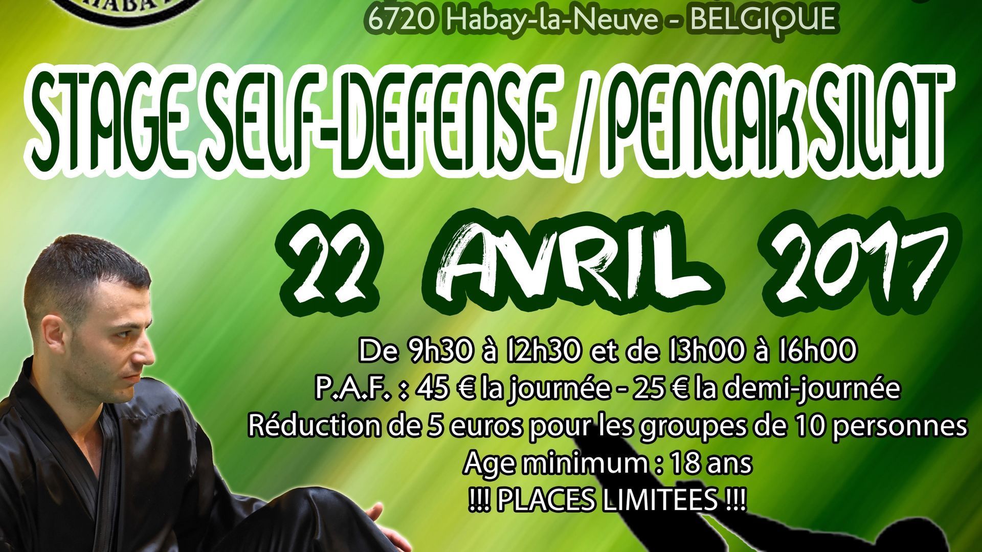 Stage de self-défense au Karaté Club Habay - RTBF Actus