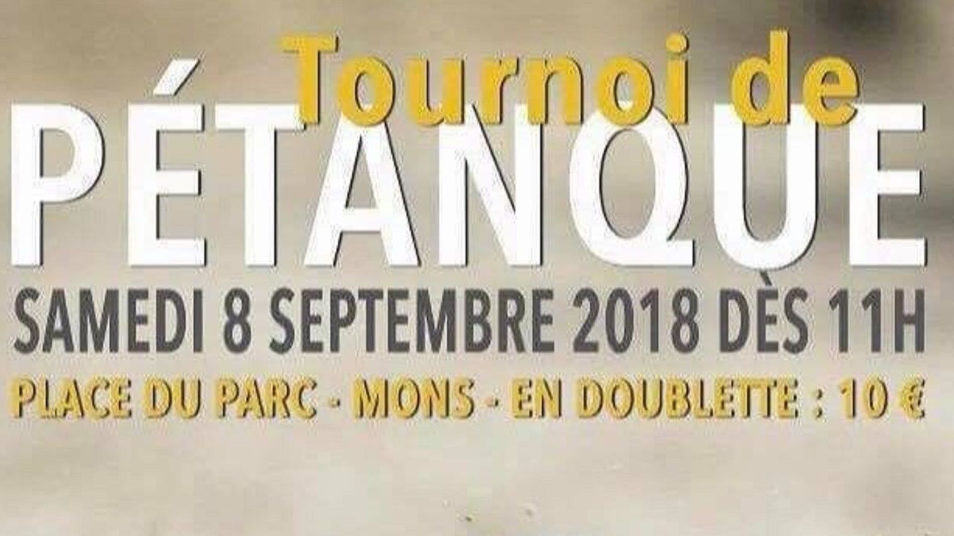 Jouer à la pétanque, même si vous êtes mal voyant, c'est possible ...