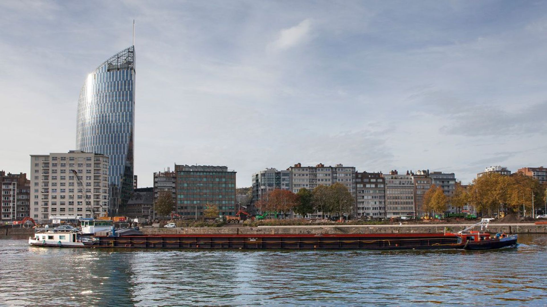 A Liège, le vide au sommet de la tour des finances est prévu pour ...