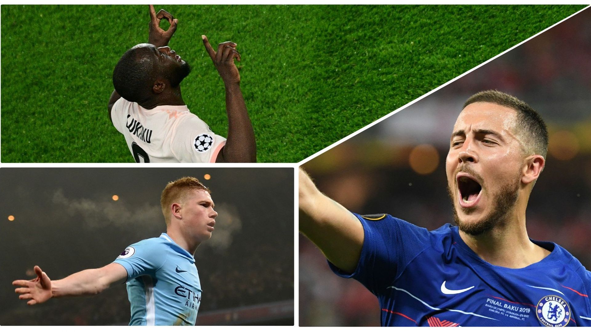 Les buts de Lukaku, les assists de KDB et la créativité d'Hazard, les ...