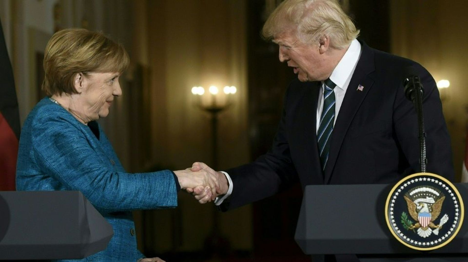 Après Macron, Merkel à Washington pour tenter de convaincre Trump ...