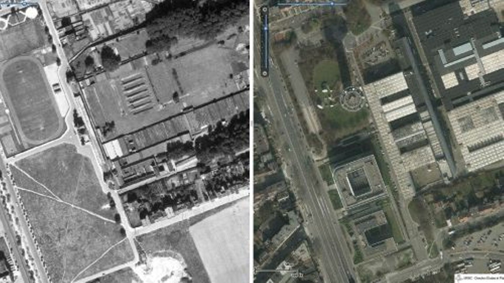 Bruciel: Bruxelles et son urbanisation vue du ciel entre 1930 et 2012 ...