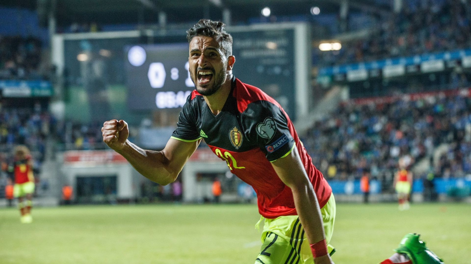 Chadli 'content et fier' d'être le Devil of the Match - RTBF Actus