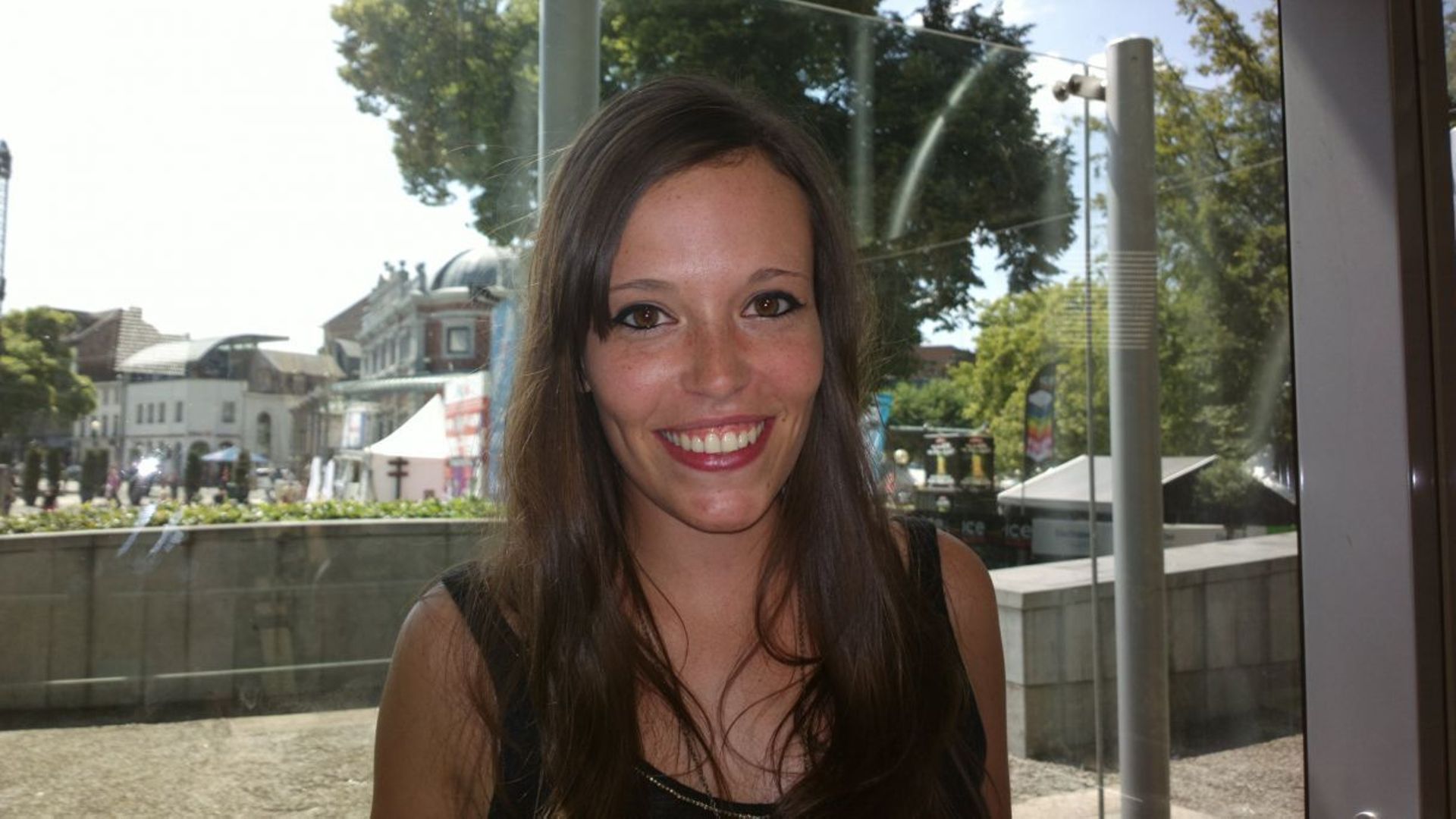 Juliane Chleide à bord du Funicover - RTBF Actus