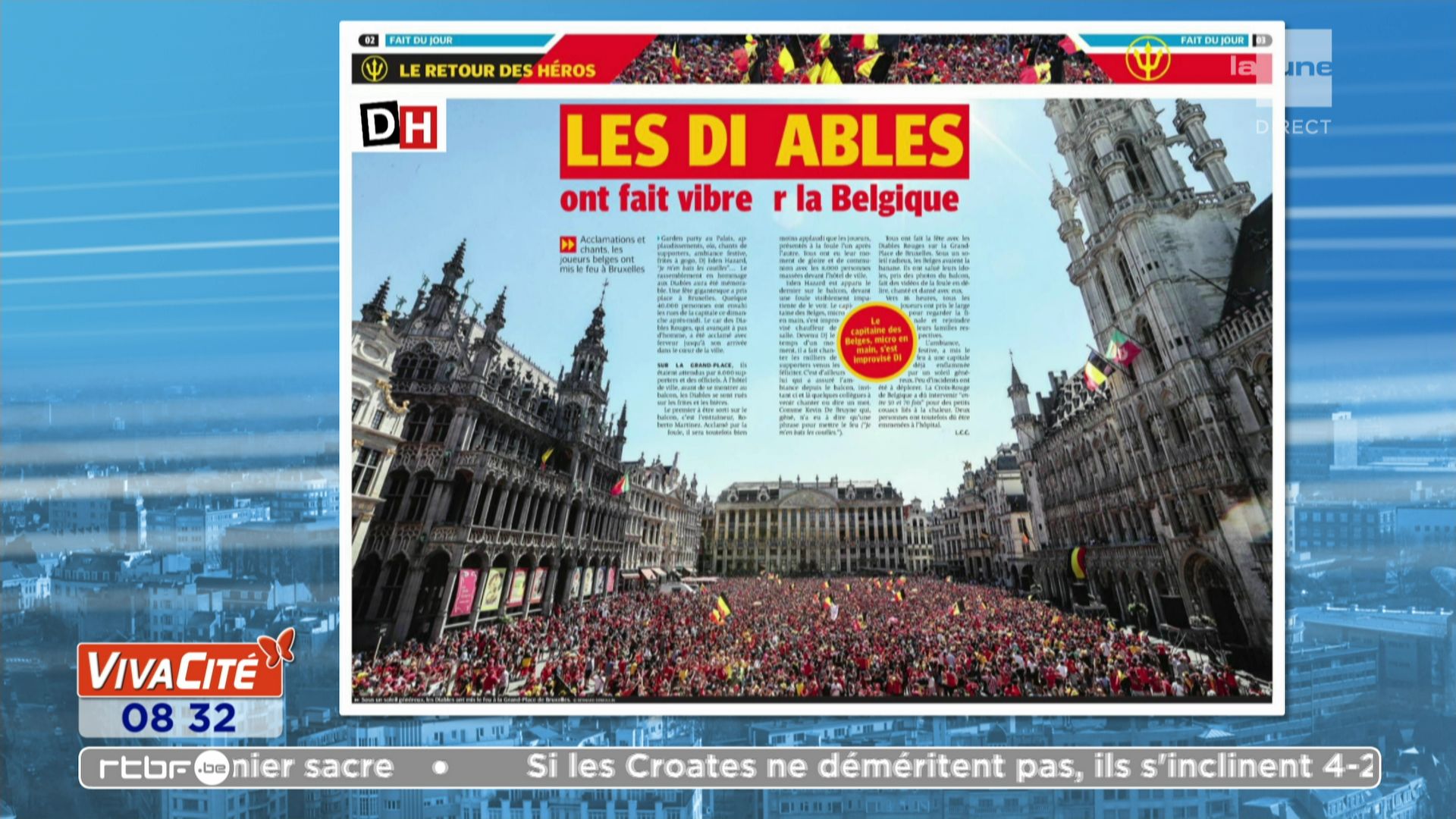 Les Diables ont fait vibrer la Belgique ! - RTBF Actus