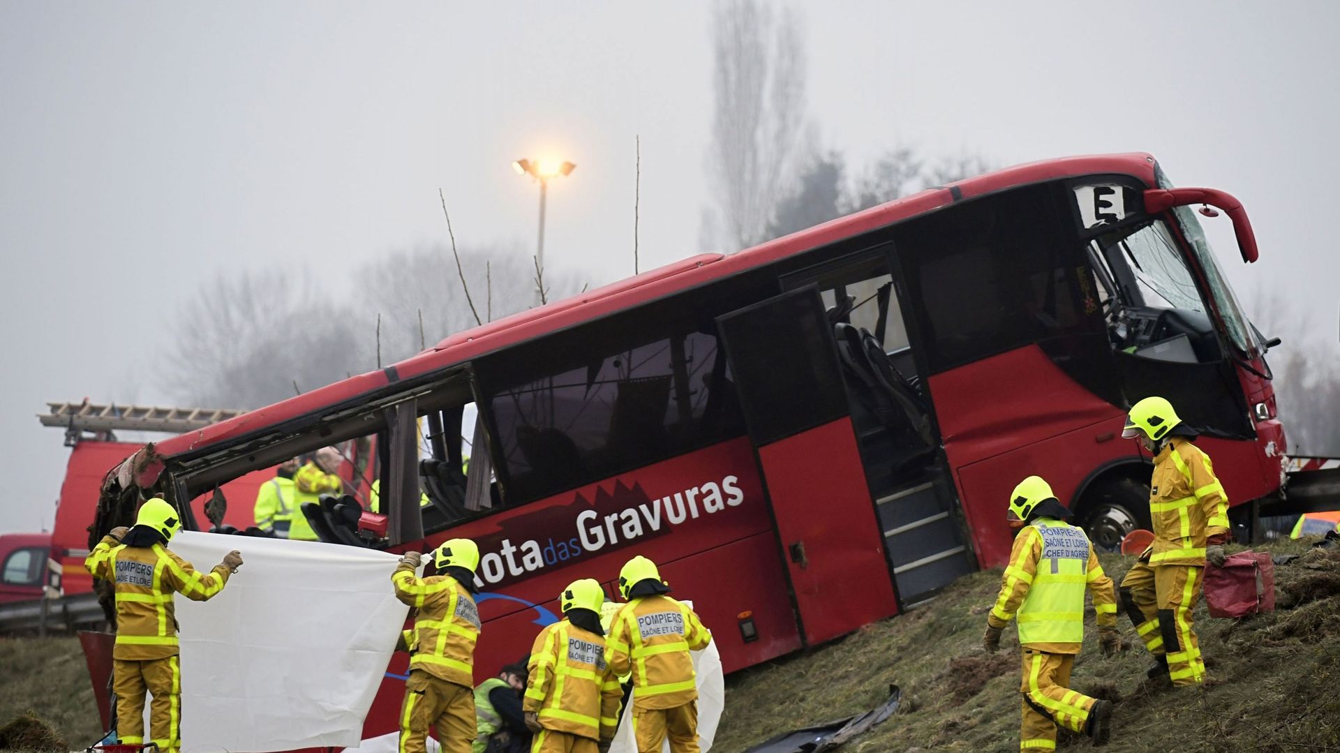 Accident de bus en France: quatre portugais tués et 27 blessés - RTBF Actus