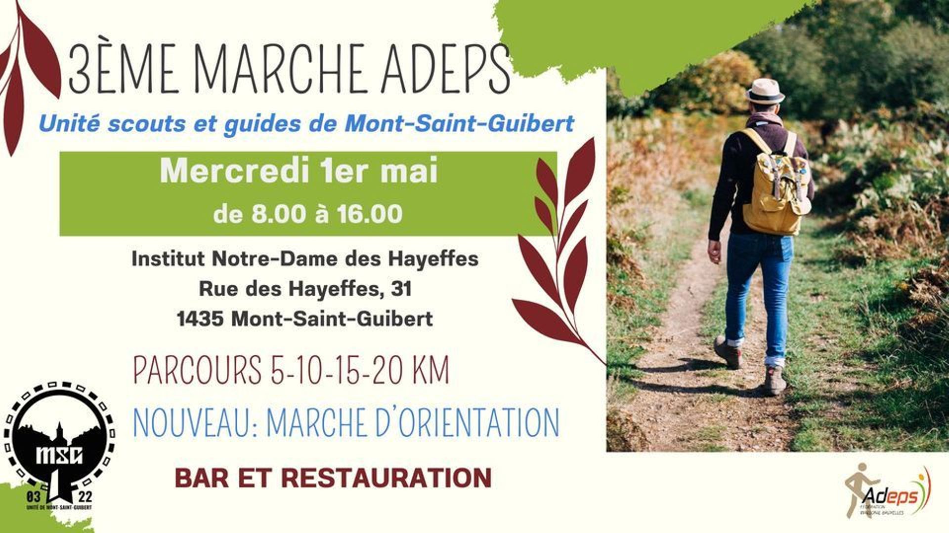 Les 14 marches Adeps du 1er mai en Wallonie - RTBF Actus