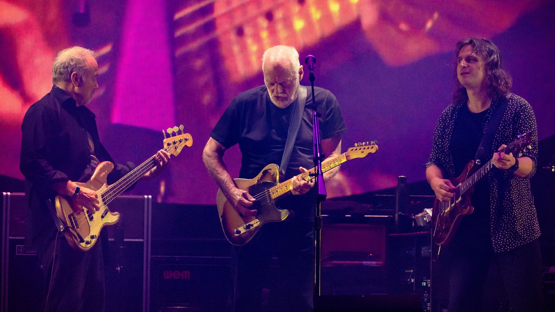 David Gilmour a lancé sa tournée à Rome, retrouvez ici les images et la ...