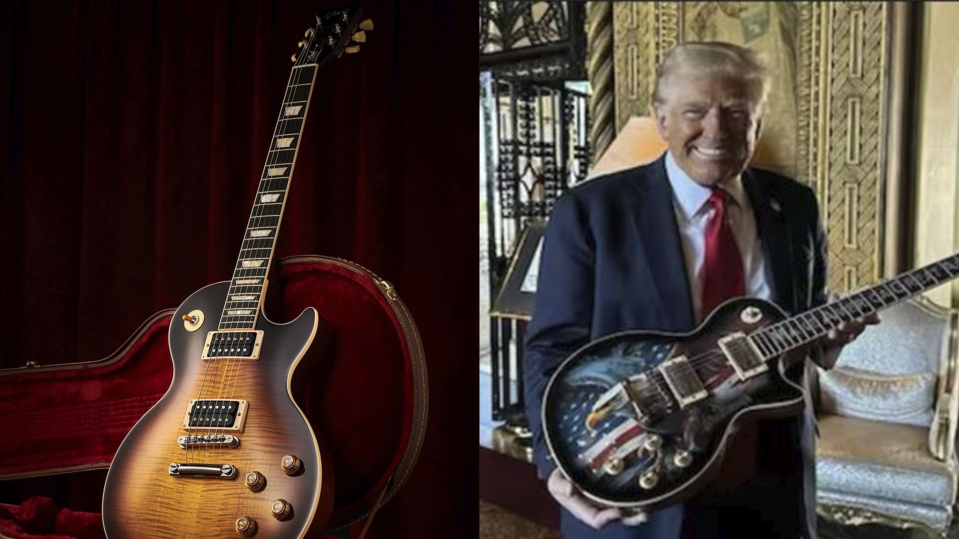 Donald Trump lance sa marque de guitares… et cela ne plaît pas à tout ...