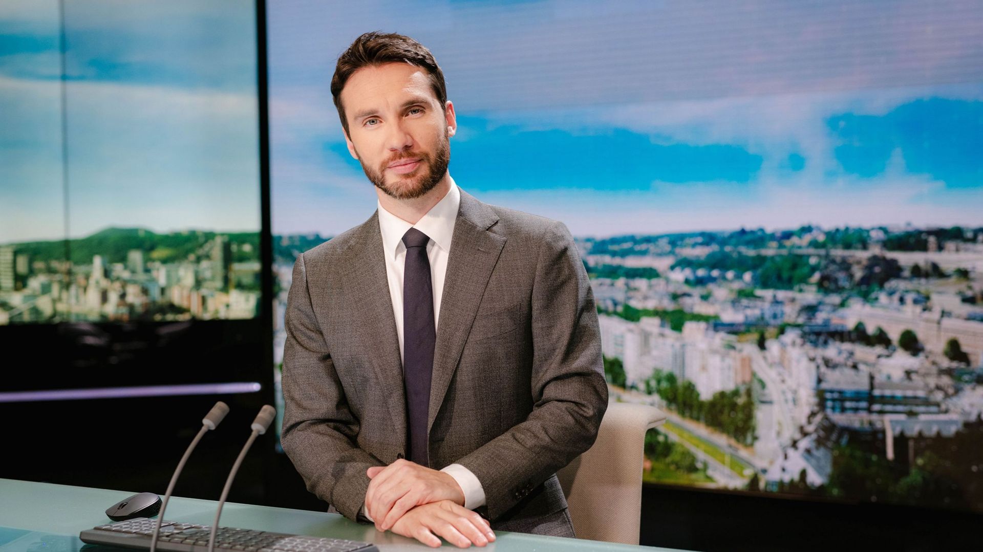 Laurent Mathieu remplacera François De Brigode au JT de 19h30 - RTBF Actus