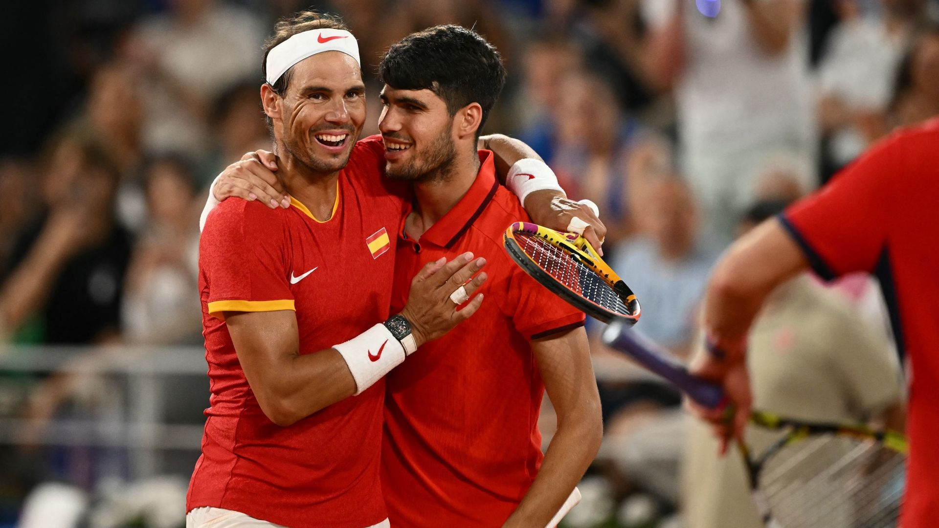 JO Paris 2024 : Carlos Alcaraz et Rafael Nadal passent en 8e, 'Rafa ...