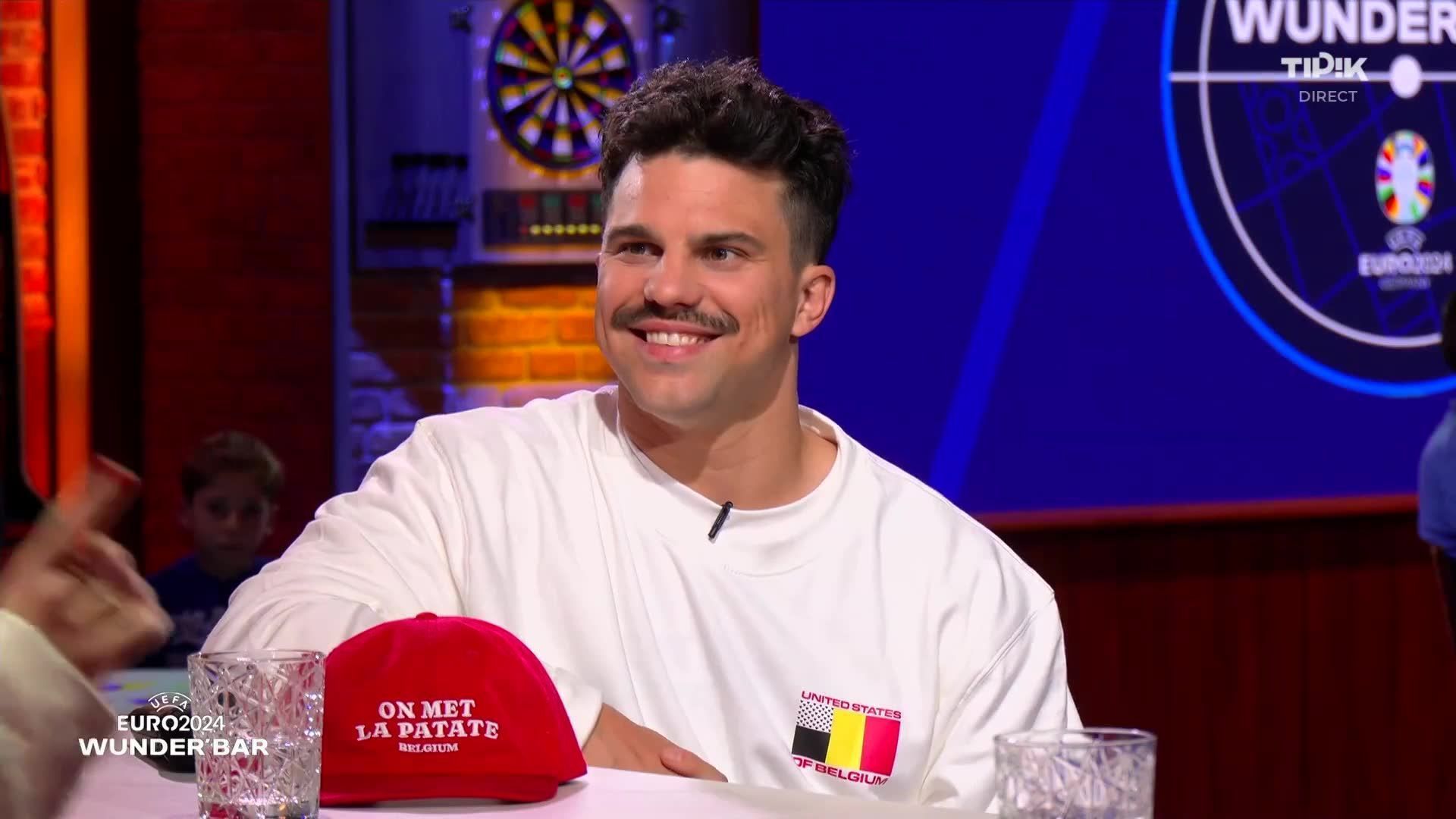 Average Rob, invité du Wunder'Bar, a rencontré plusieurs Diables Rouges ...