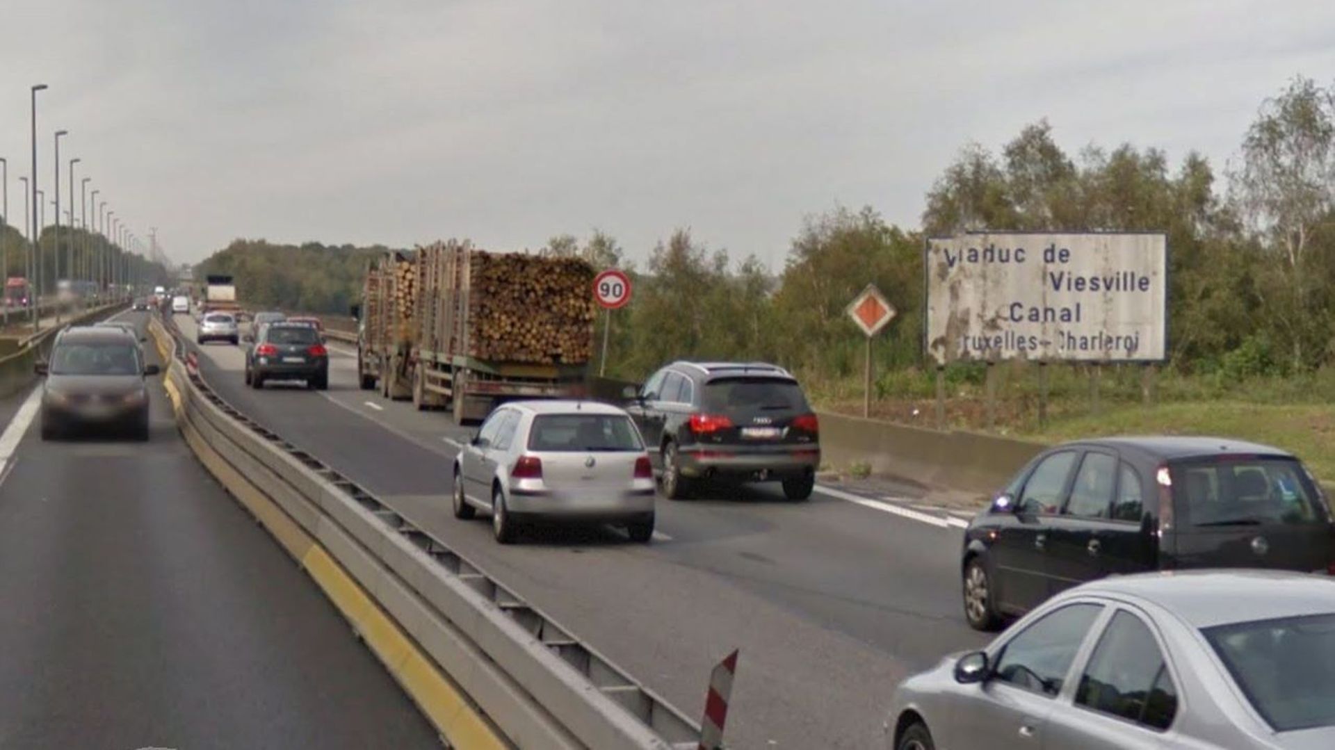 Nouveau chantier ce week-end sur l'autoroute Mons-Liège: à Gouy-lez ...