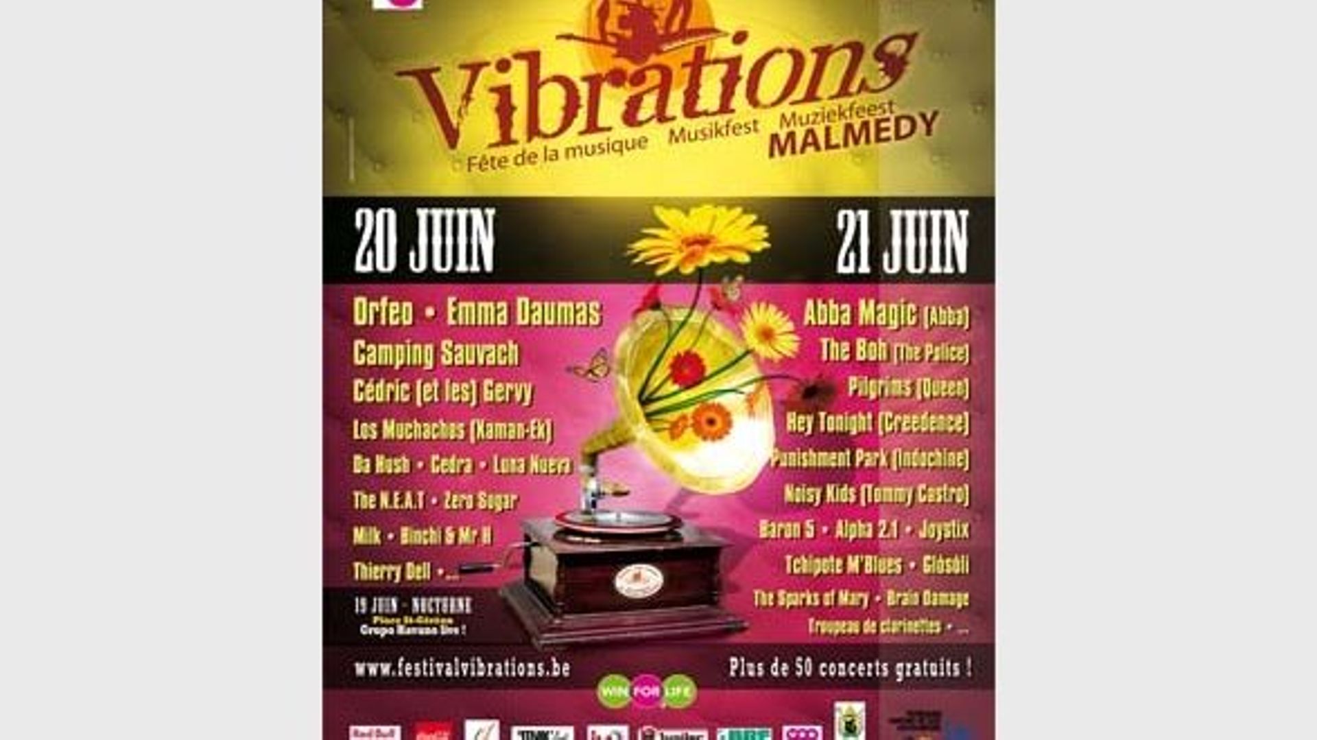 Malmedy: troisième édition du festival Vibrations - RTBF Actus