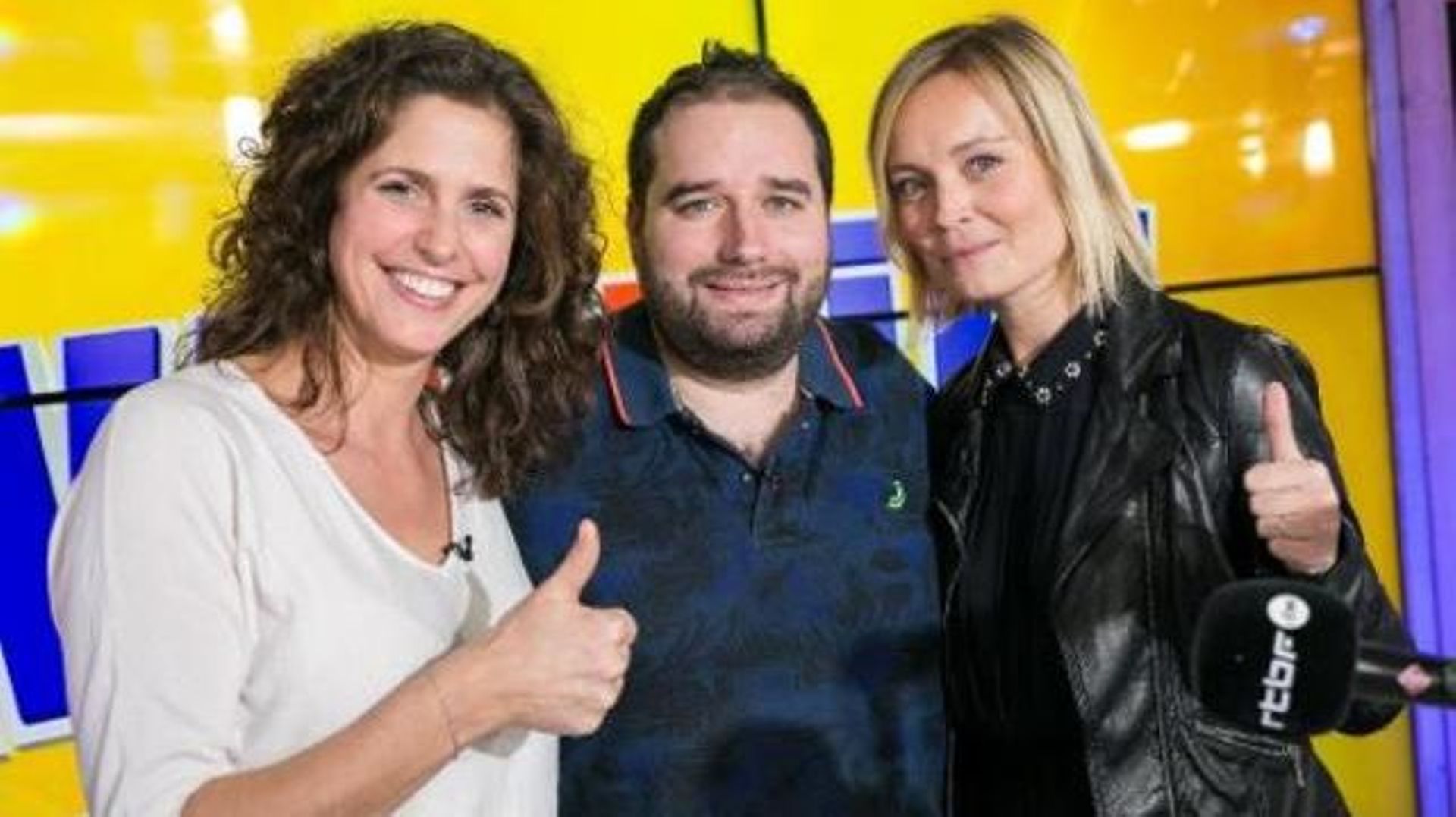 Les trois journalistes et animateurs de la RTBF sont entrés dans le ...