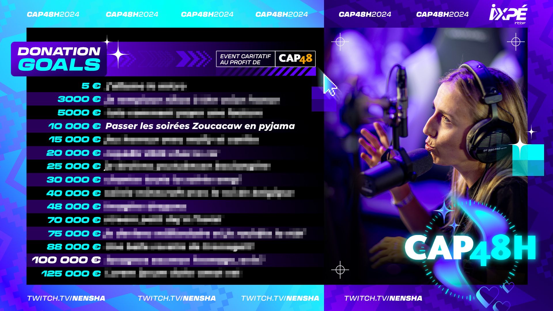 CAP48Heures : quels sont les donations goals et défis à suivre de près durant le marathon ...