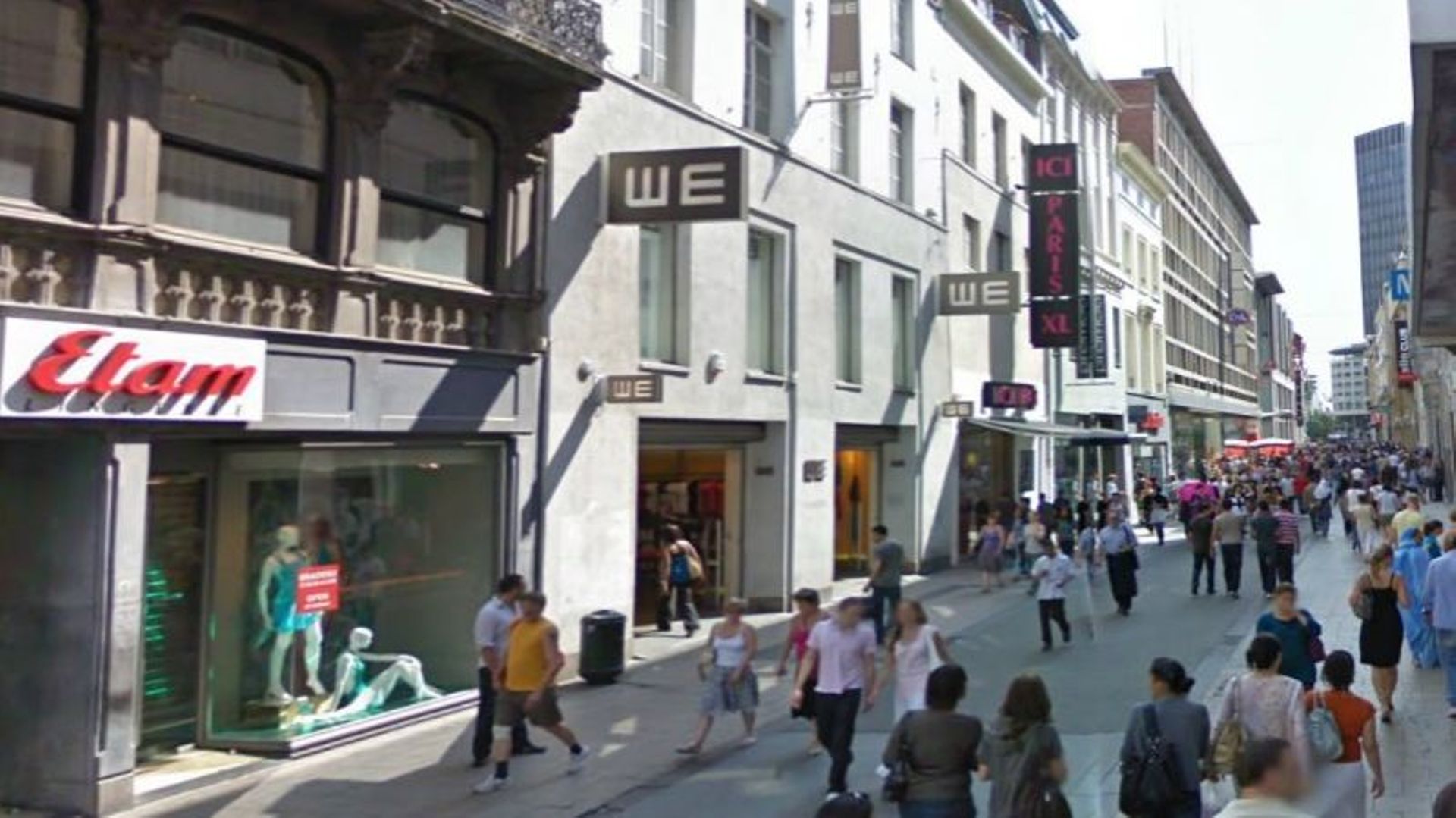 La rue Neuve, artère commerciale la plus fréquentée du pays - RTBF Actus