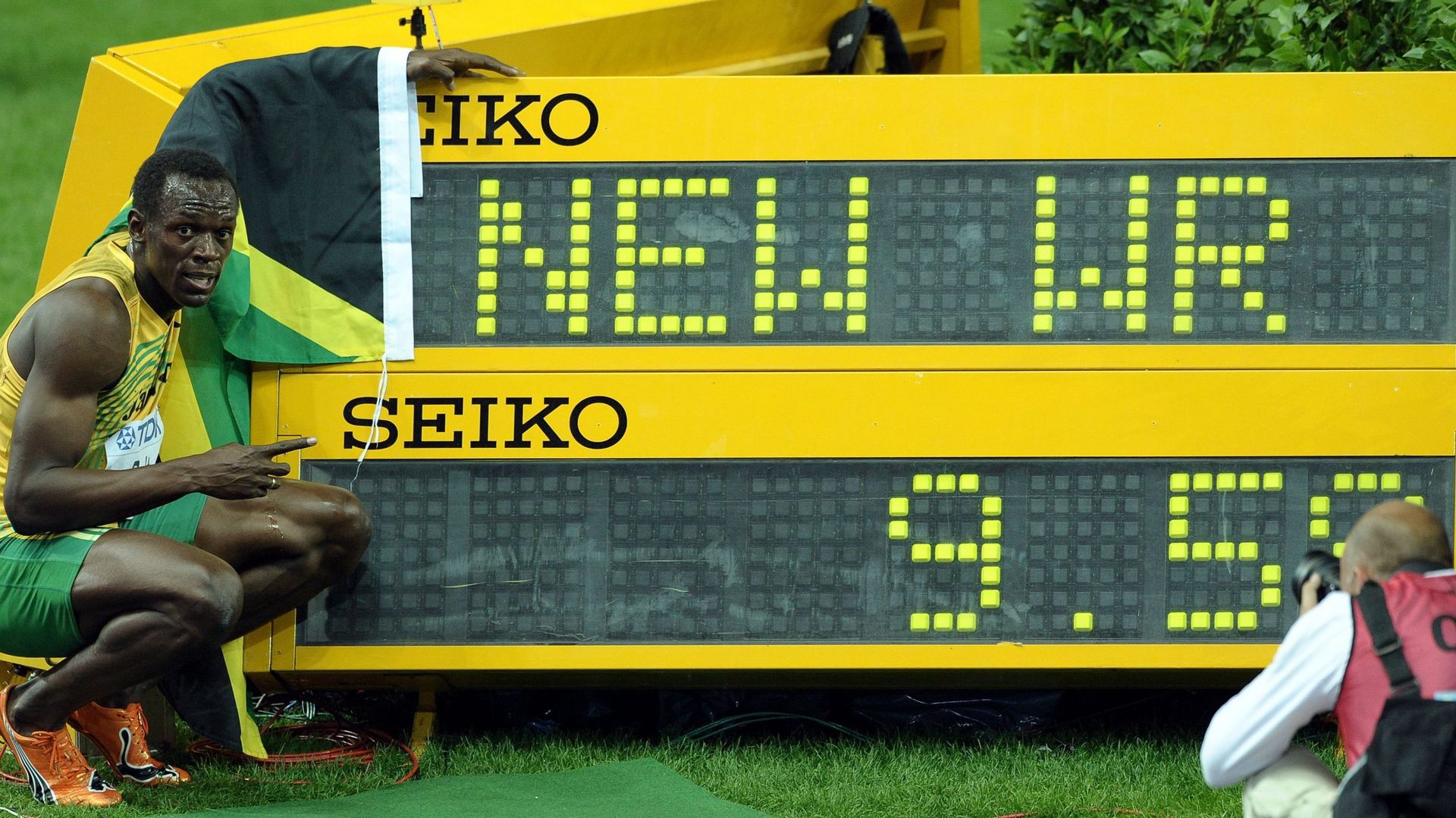 En août 2009, Bolt a battu le record du monde du 100m mais il a malgré ...