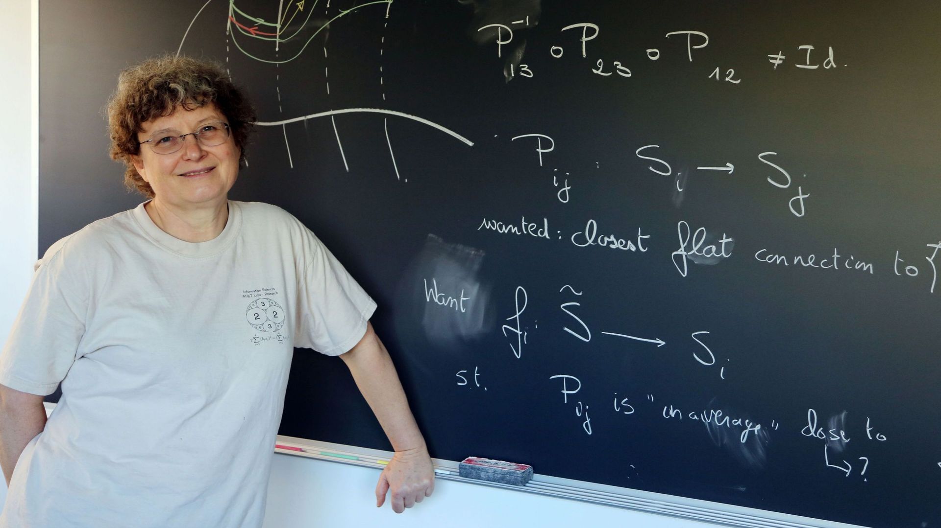 Ingrid Daubechies, mathématicienne belge, reçoit une prestigieuse ...