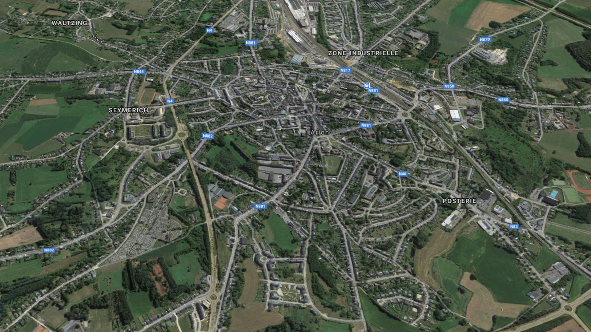 Arlon: projet d'un nouvel espace vert - RTBF Actus