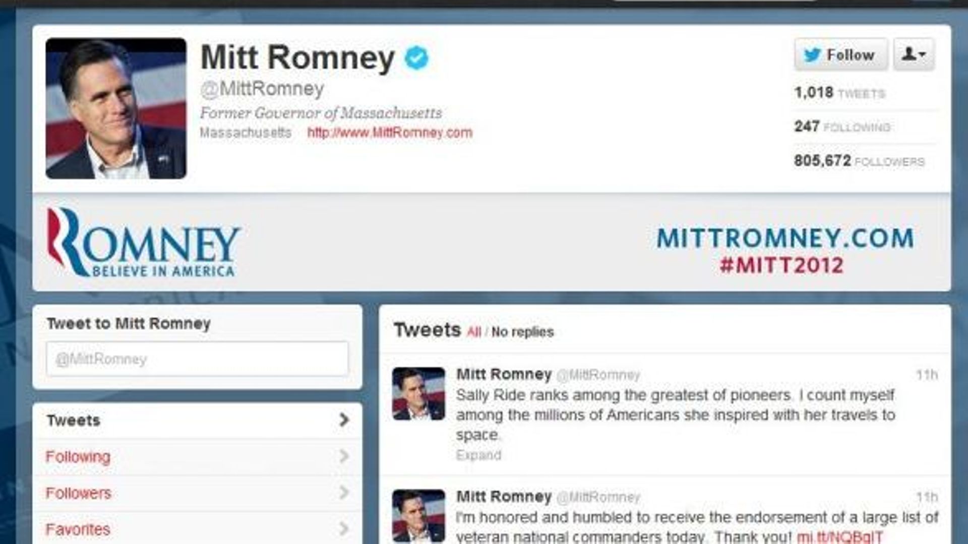 Twitter: Mitt Romney accusé de s'acheter des milliers de faux ...