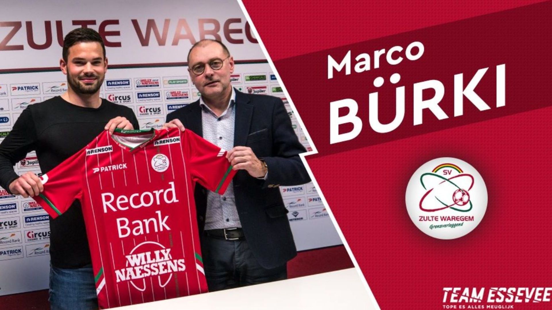 Le défenseur suisse Marco Bürki à Zulte Waregem - RTBF Actus