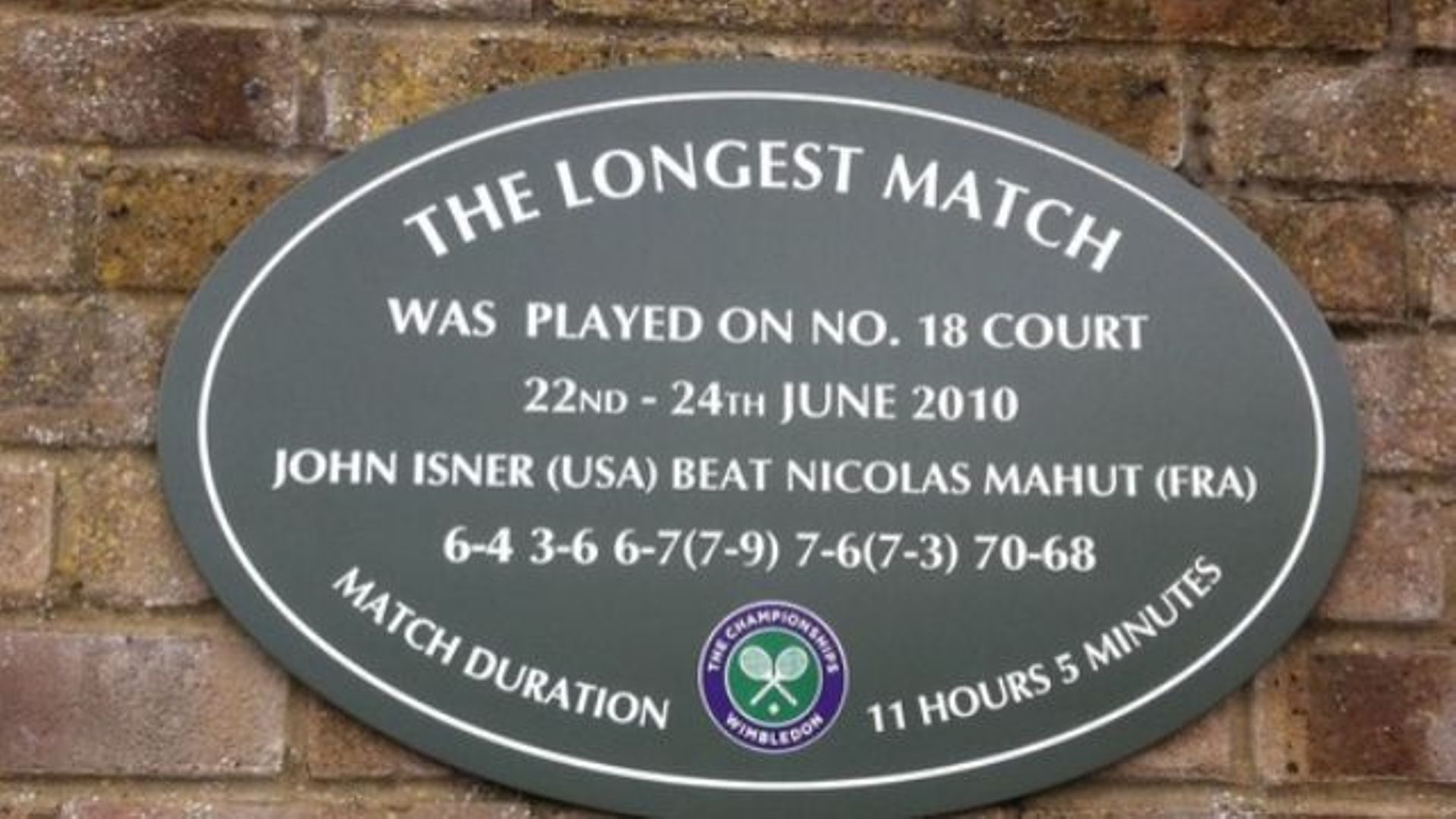 Mahut/Isner, le livre avant le remake - RTBF Actus