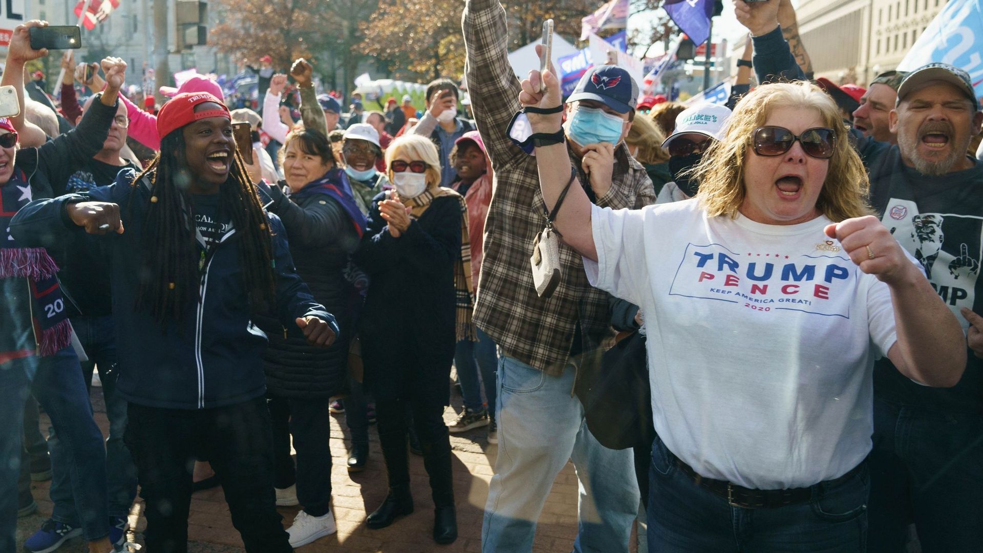 À Washington, des pro-Trump dénoncent des fraudes mais manquent de ...