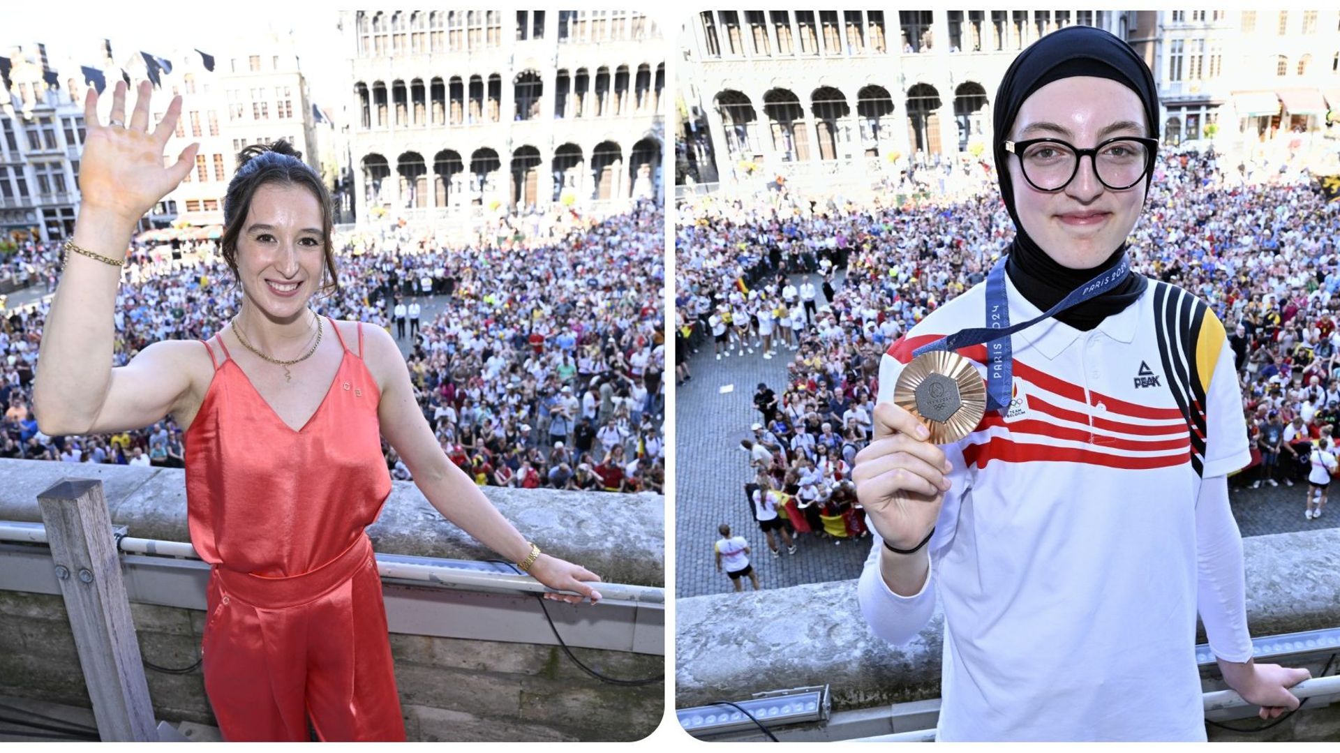 Nina Derwael et Sarah Chaâri, deux médaillées olympiques aux jeux... universitaires - RTBF Actus