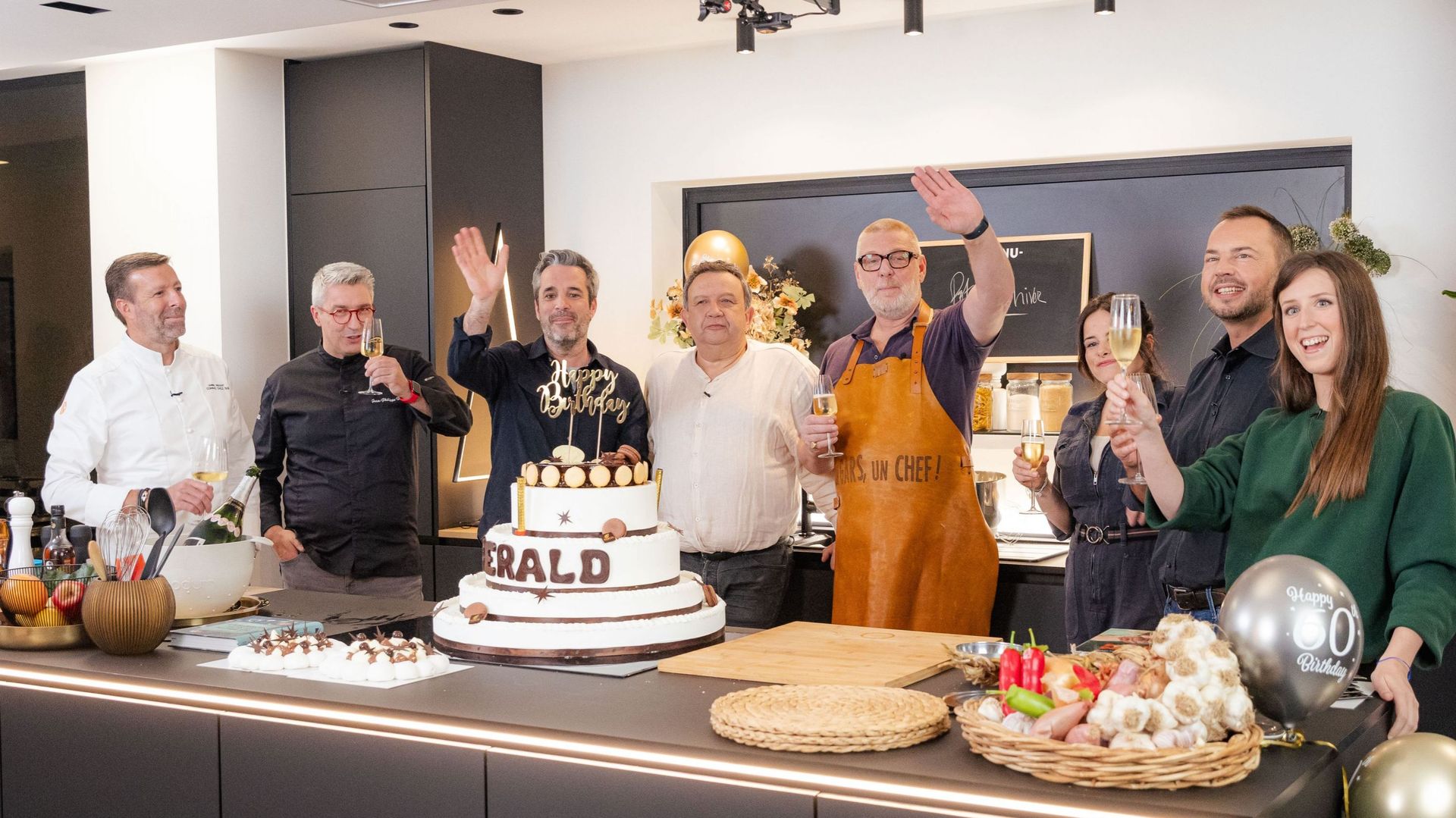 Un Gars, Un Chef ! : surprise pour les 60 ans de Gerald - RTBF Actus