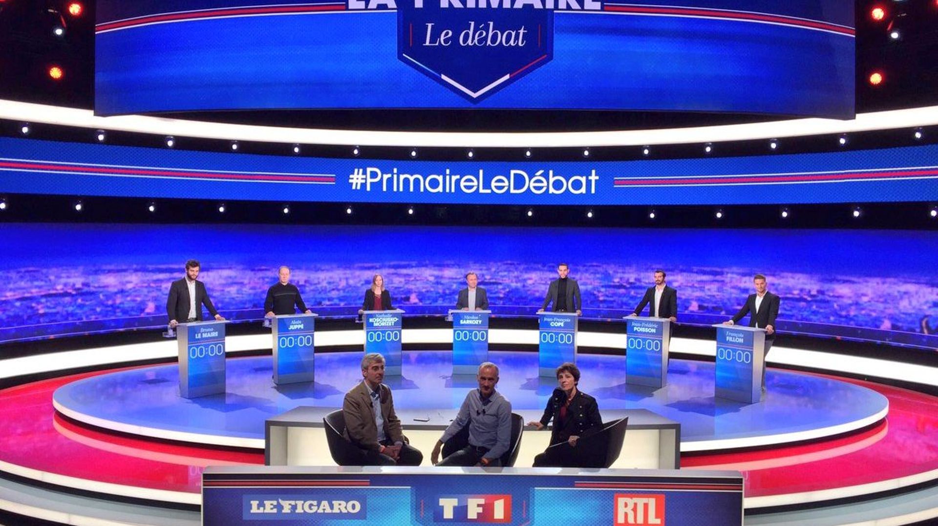 Un premier débat télévisé très cadré pour les candidats de la droite et ...