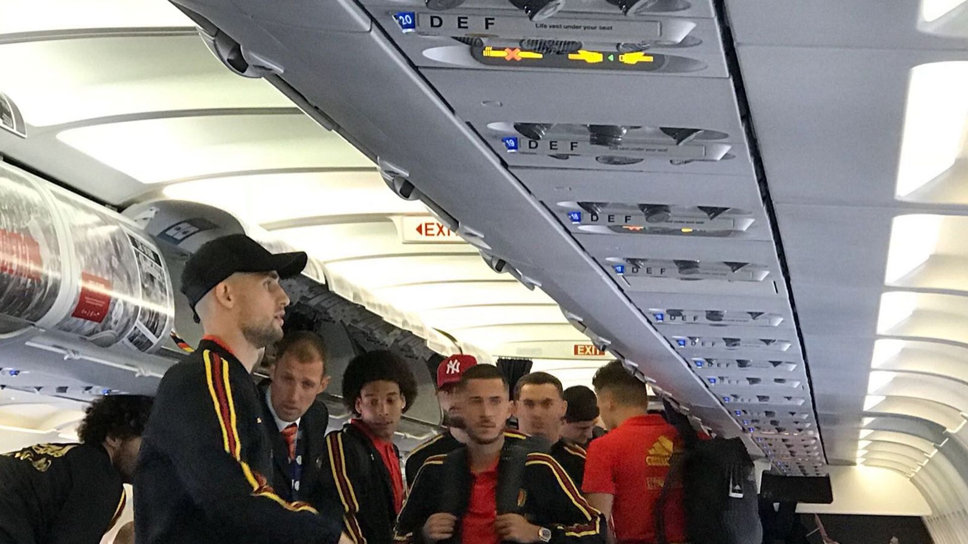 Les Diables Rouges sont arrivés en Russie et ont pris leurs quartiers ...