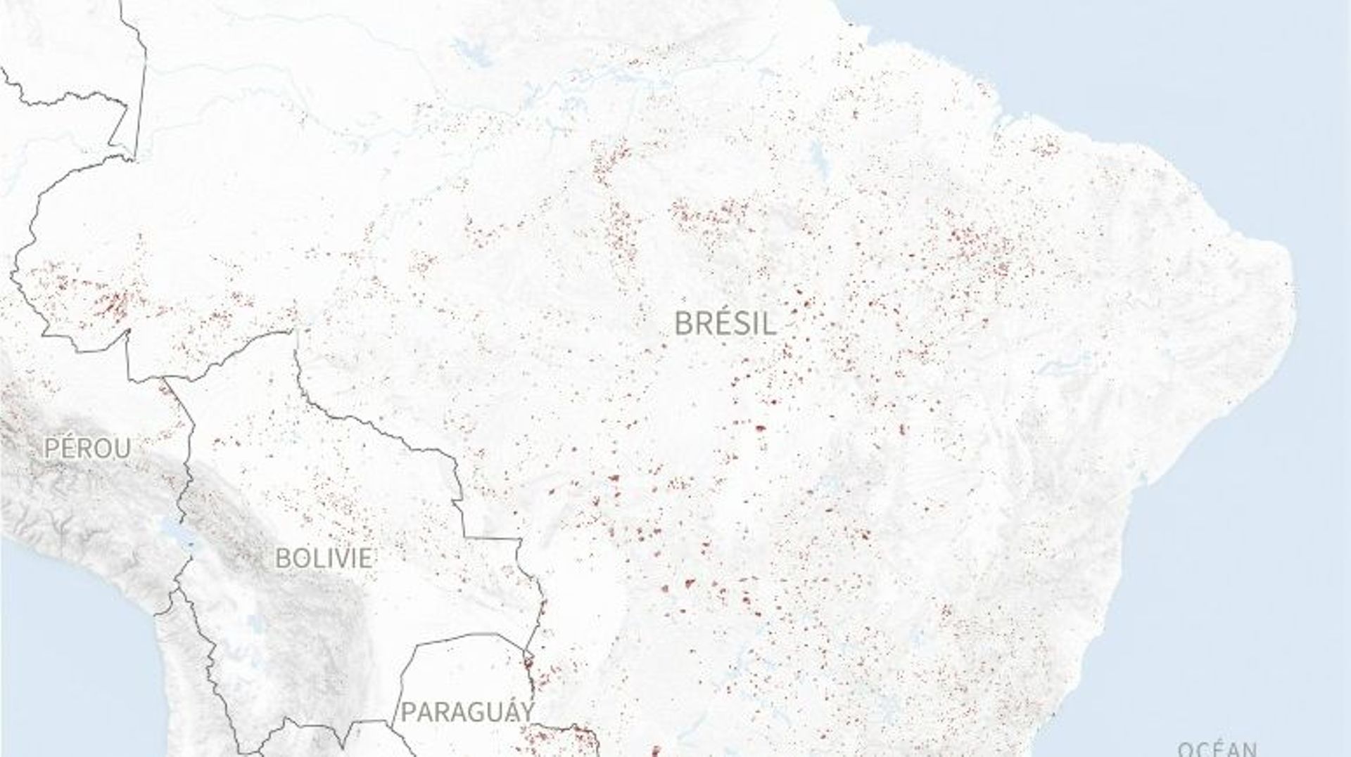 Une partie du Brésil brûle, le pays lutte, les records sont atteints ...