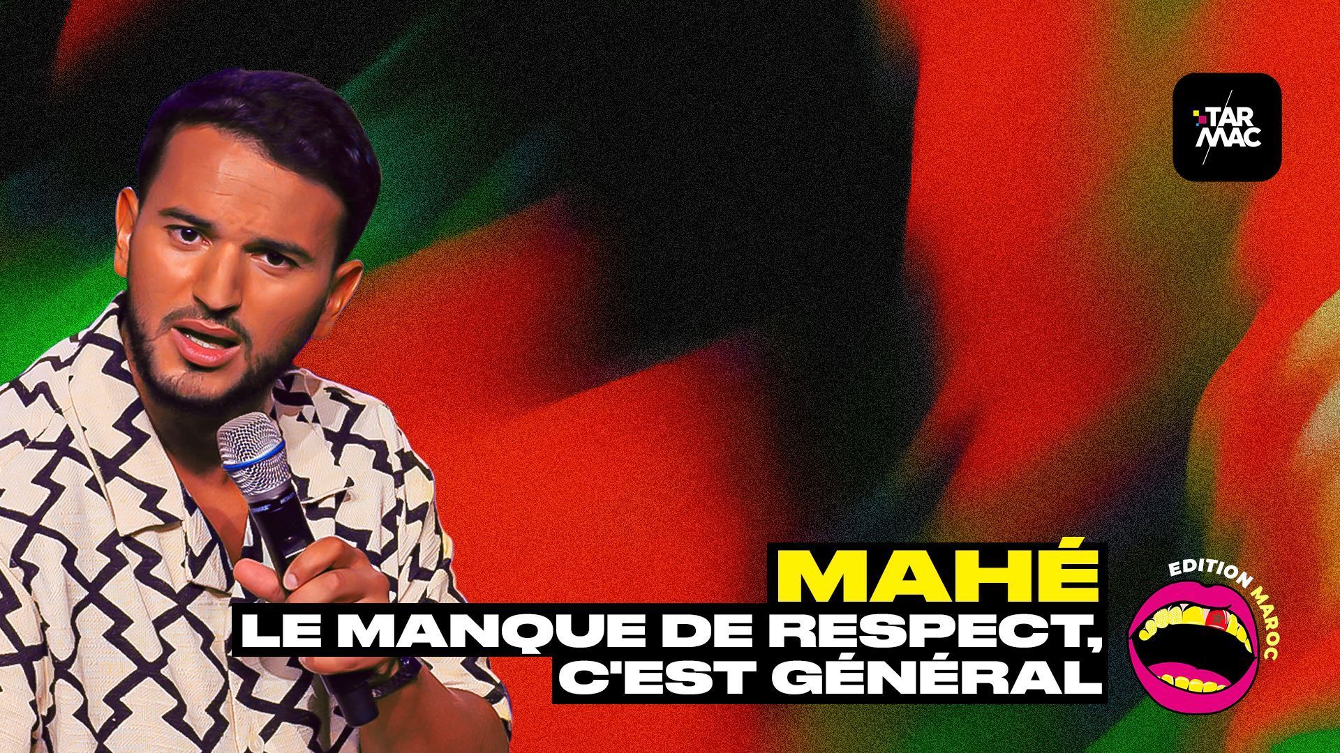 Stand-up : Mahé est l’invité de Tarmac Comedy Maroc. II fait rire le ...