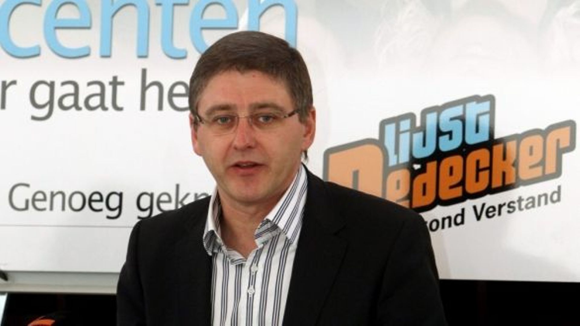 Lode Vereeck nouveau président de La Lijst Dedecker - RTBF Actus