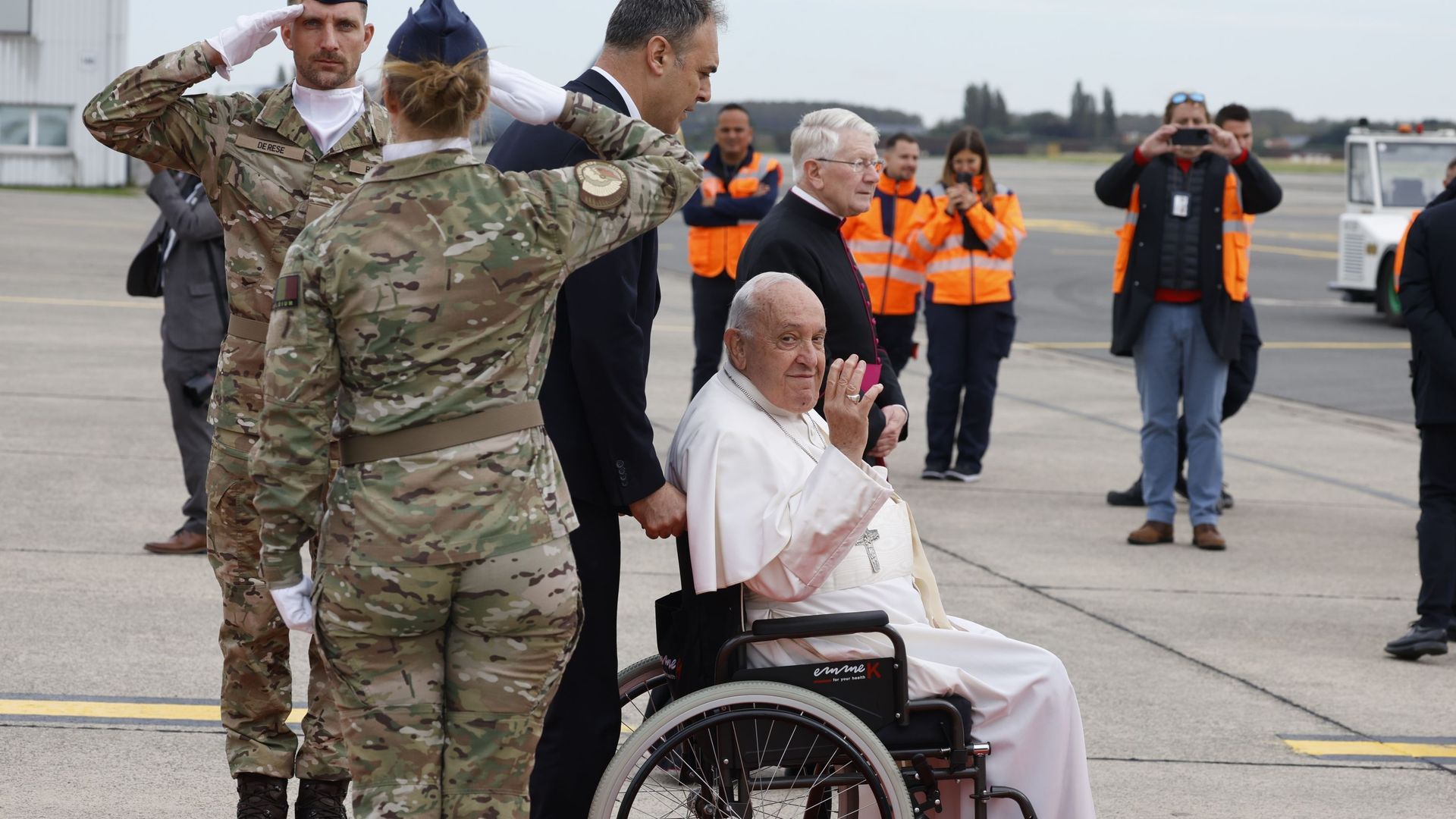 Le pape en Belgique : le souverain pontife a quitté le territoire après ...