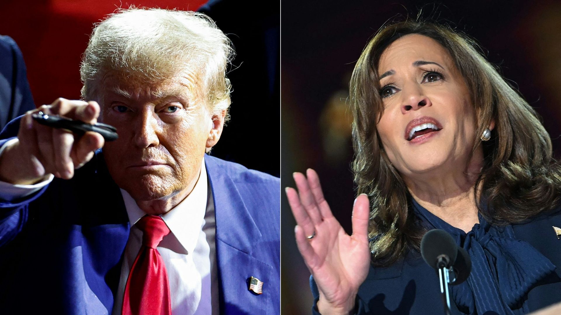 Après leur débat, Kamala Harris et Donald Trump ratissent les Etats au cœur de leur duel - RTBF ...