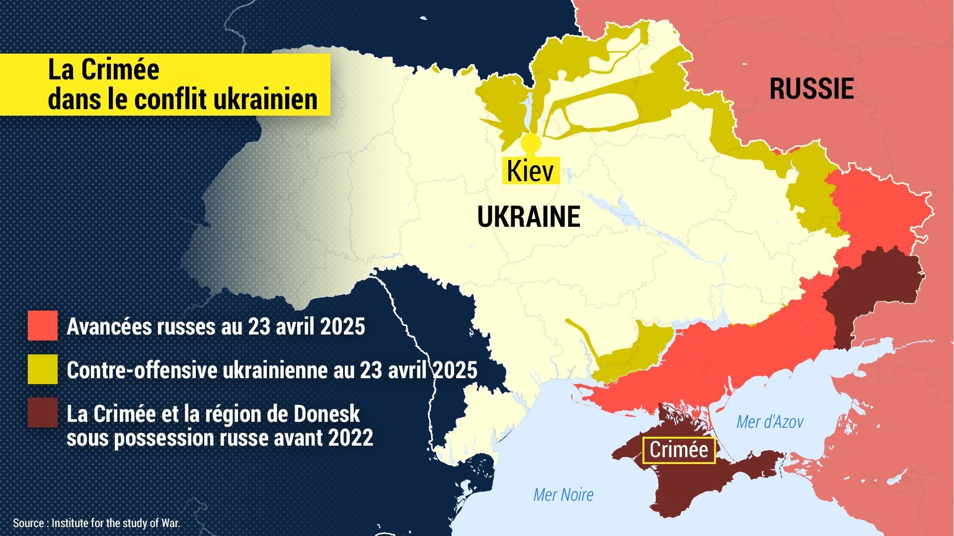 La Crimée, obstacle pour une paix en Ukraine : la Russie se dit prête à un accord mais ...