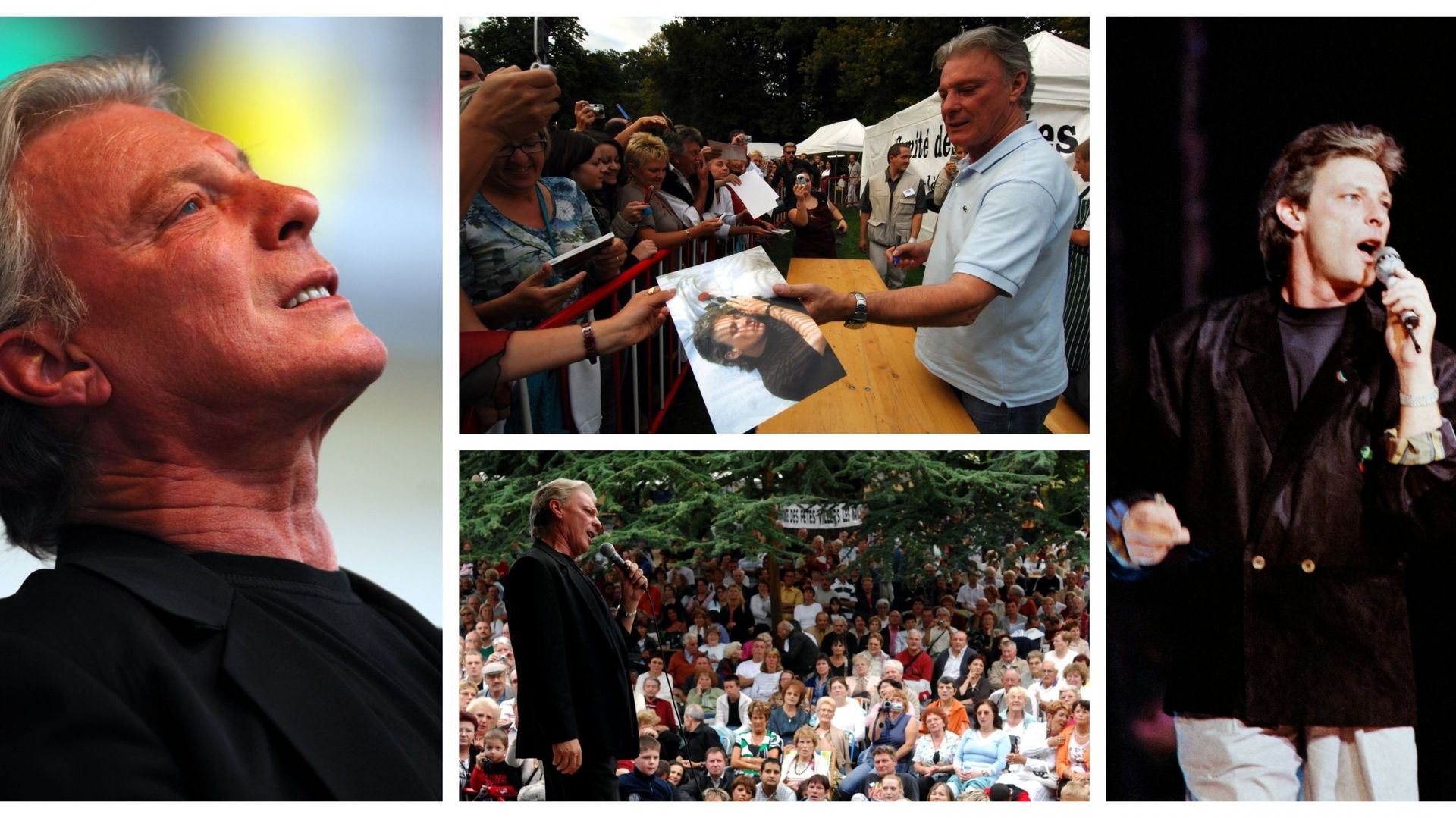 Le crooner français Herbert Léonard ('Pour le plaisir', 'Quand tu m ...