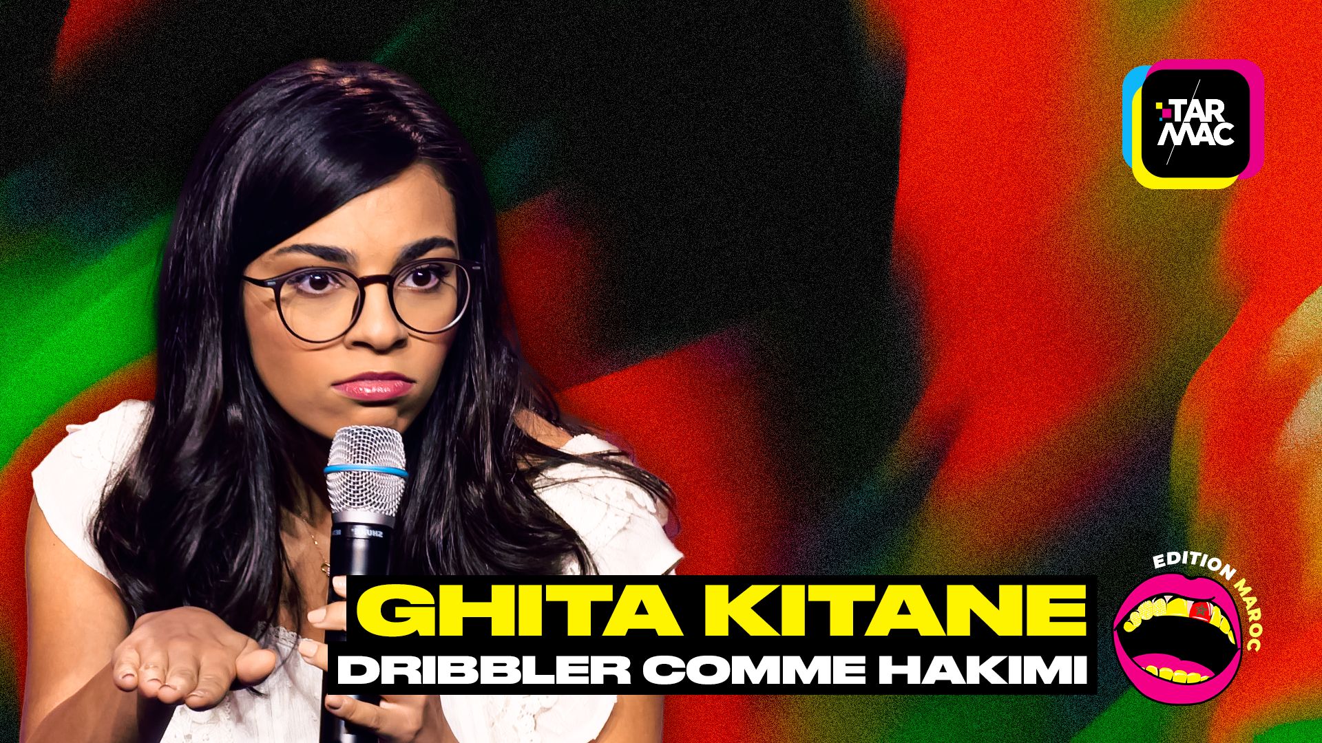 Ghita Kitane en fan de Hakimi dans la nouvelle saison de Tarmac Comedy ...