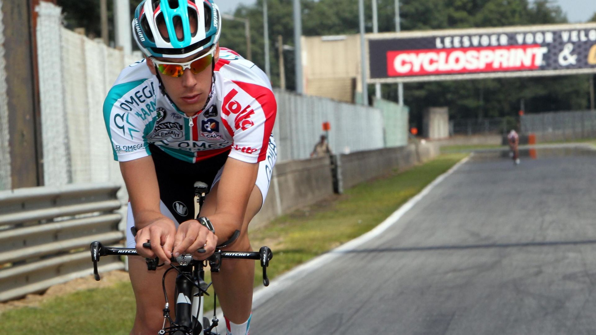 Lotto avec Bart De Clercq sur le Giro