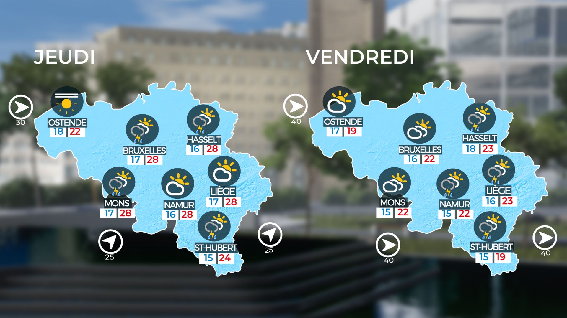 Météo en Belgique : un mardi ensoleillé en perspective, avec une ...
