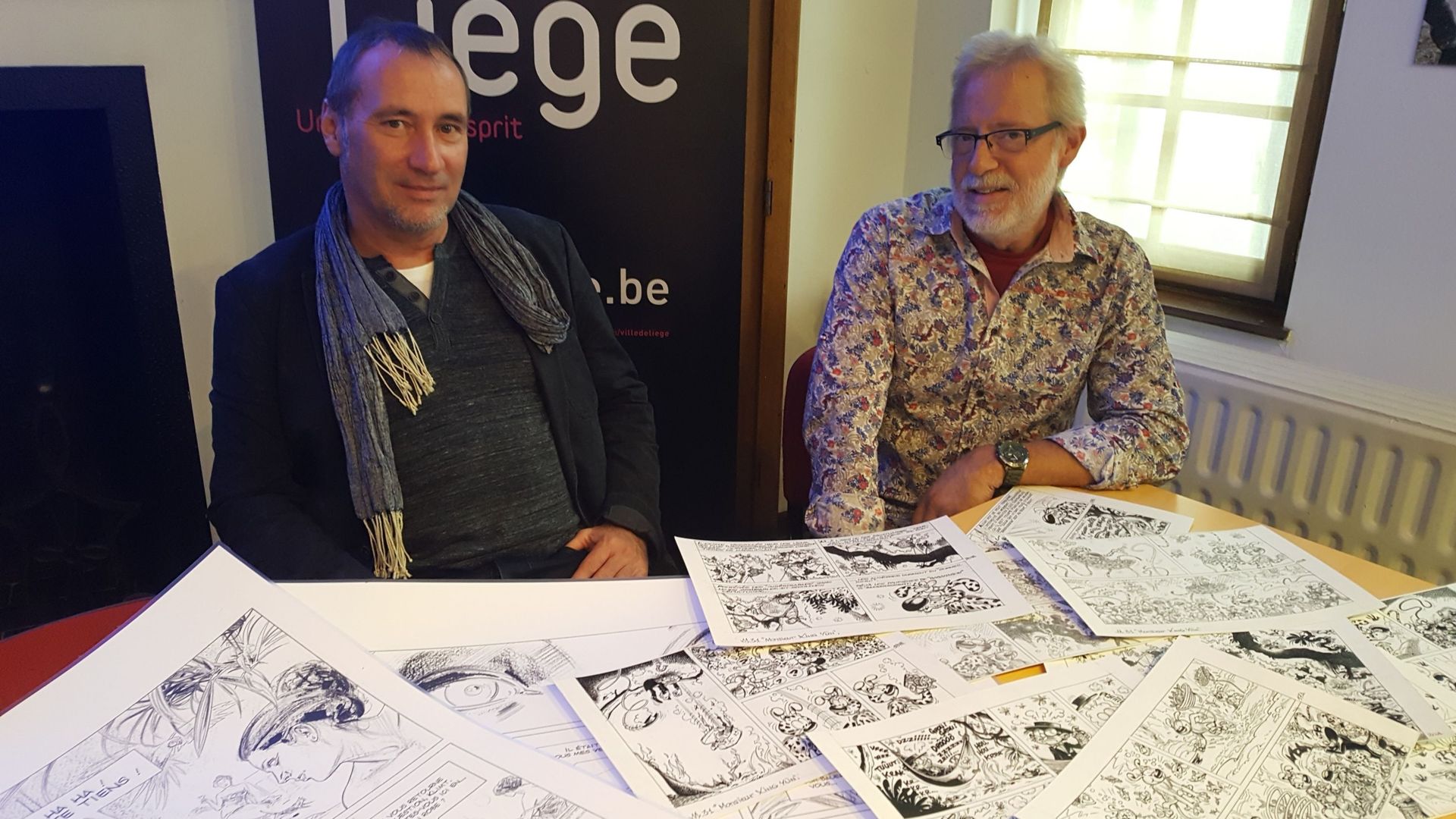 Plus de 50 dessinateurs de BD et scénaristes à Liège - RTBF Actus